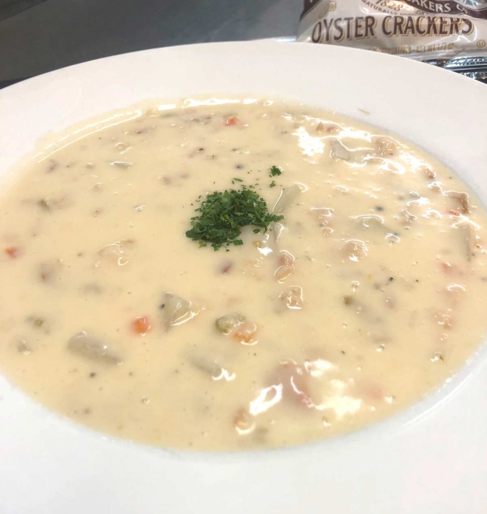 New England Style Clam Chowder – Timber Lodge Medina